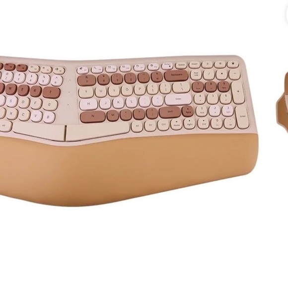 nomi | Computers, Laptops & Parts | Nomi Split Keyboard Orange And Tan ...